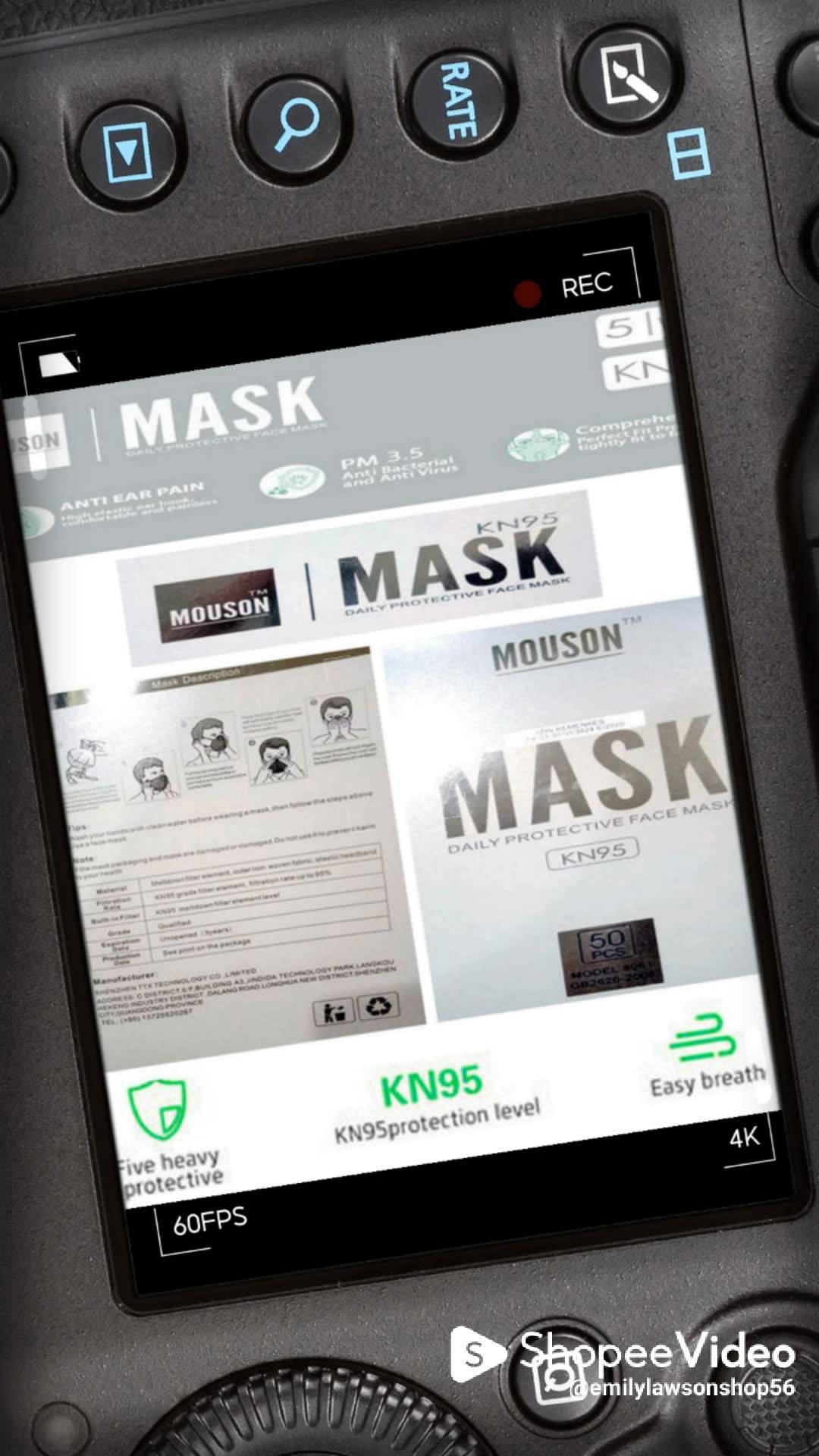 mouson kn95 5ply mask - 50 pcs pack - premium product mouson | Shopee ...