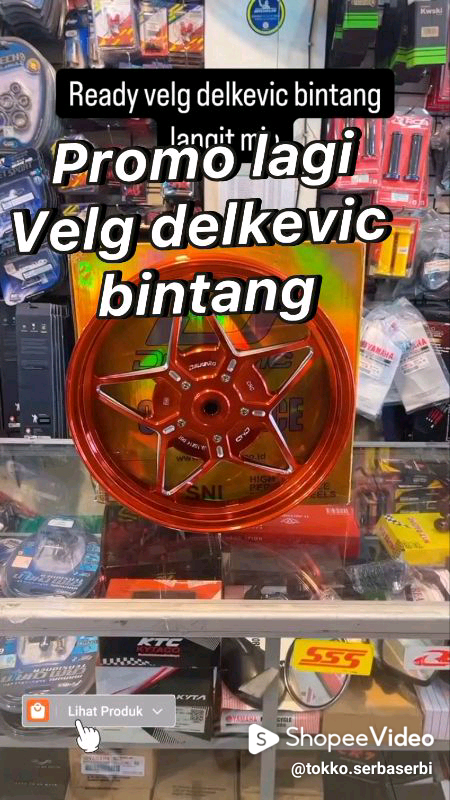 Velg delkevic x1 bintang oren | Shopee Video Indonesia