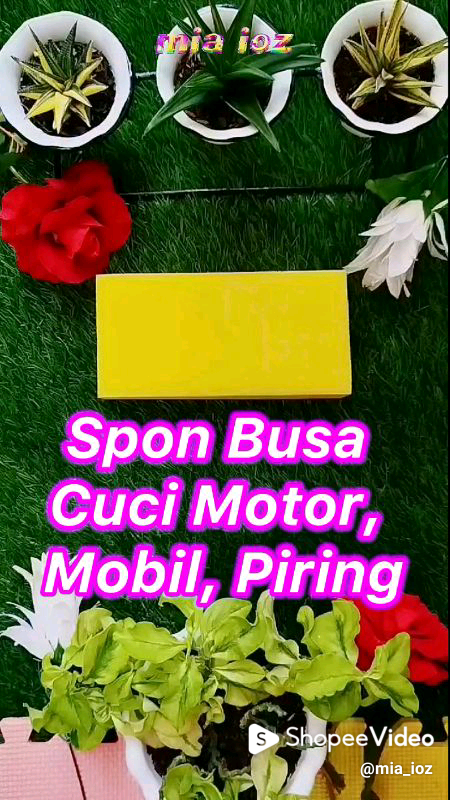 Spon Busa Cuci Motor Mobil Piring | Shopee Video Indonesia