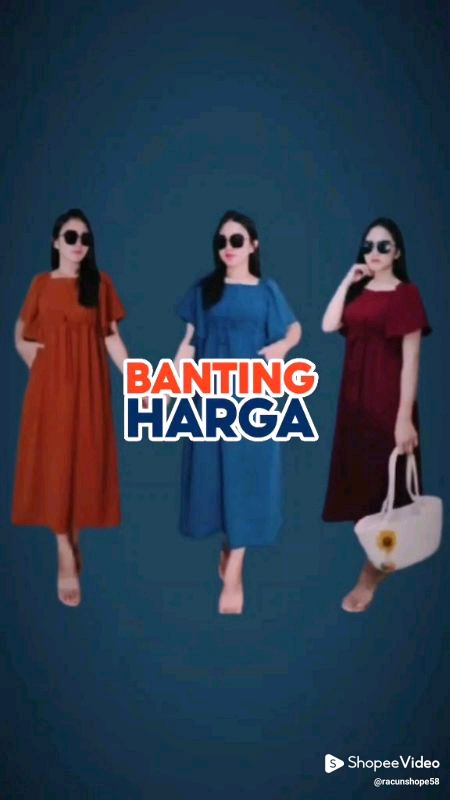 daster harian polos cocok untuk emak2 rempong gais | Shopee Video Indonesia