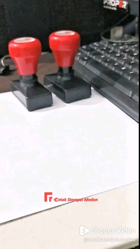 Stempel Ekspres order langsung Kirim. ready !! | Shopee Video Indonesia