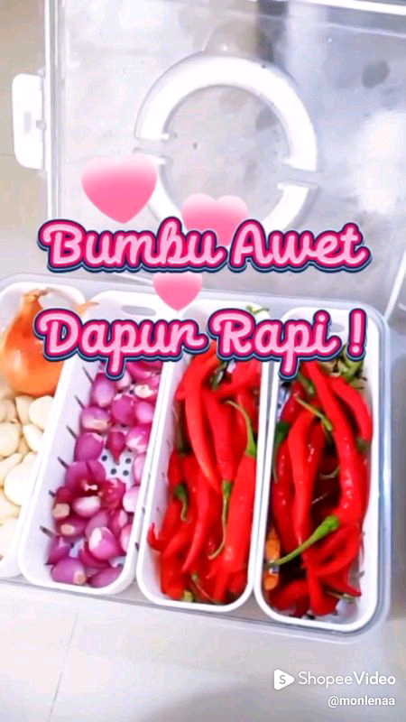 food container bumbu awet dapur rapi | Shopee Video Indonesia