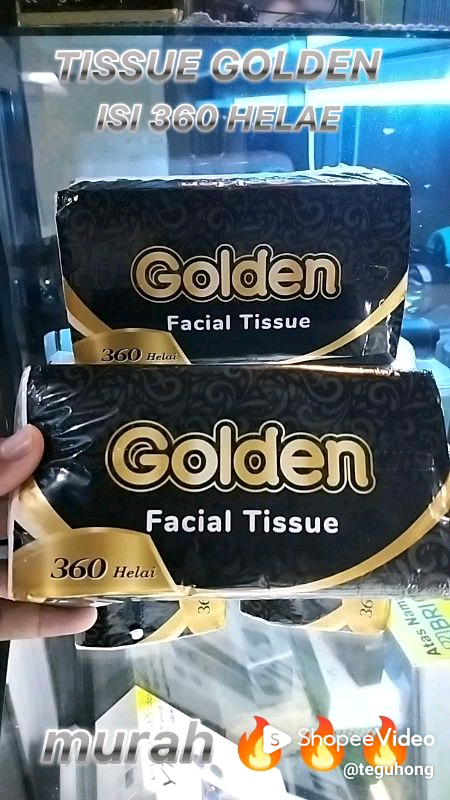 TISSUE GOLDEN/FACIAL TISSUE ISI I KOTAK 360 HELAE MURAH GAES BURUAN ...