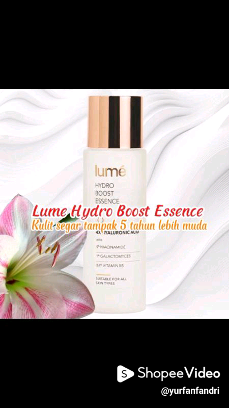 Lume Hydro Boost Essence kulit segar tampak 5 tahun lebih muda# ...