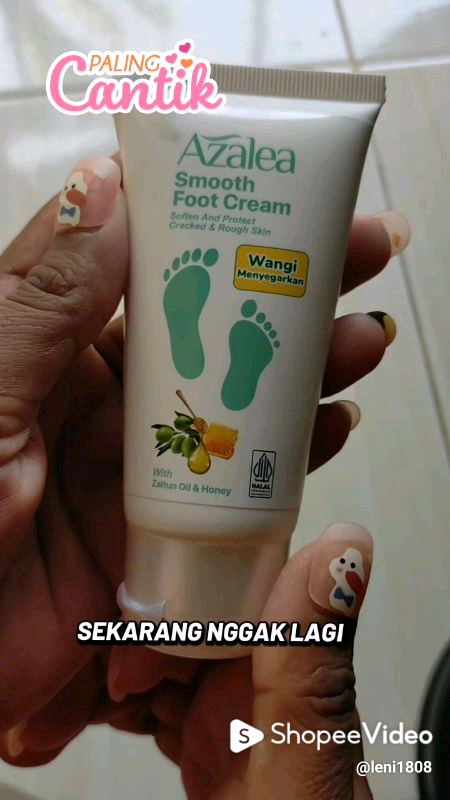 Azalea smooth foot cream | Shopee Video Indonesia