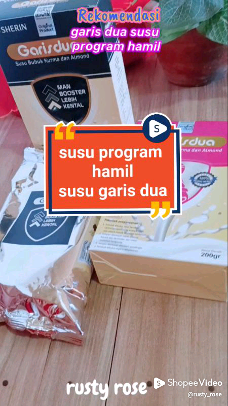 susu garis dua susu program hamil #susuprogramhamil#susupromil#susu#susugarisdua#RacunShopee# ...
