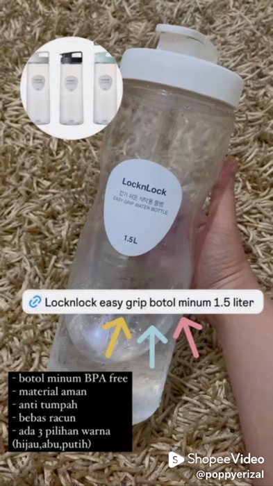 Botol minum bagus untuk simpan minuman di kulkas | Shopee Video Indonesia