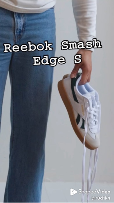 🛍️CO disini +5%Off Reebok Smash Edge S Classic | Shopee Video Indonesia