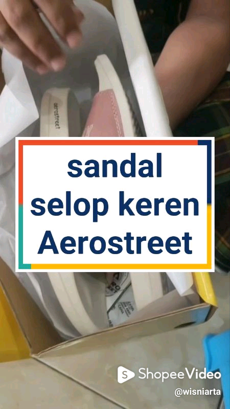 sandal selop terbaru//sandal Aerostreet | Shopee Video Indonesia