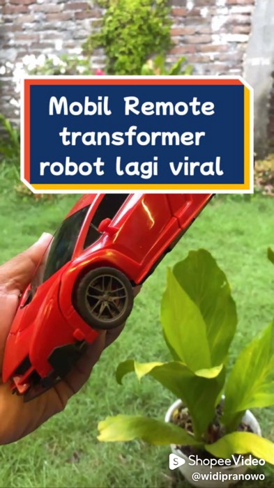 Mobil Remote transformer robot | Shopee Video Indonesia