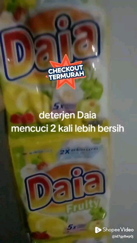 Deterjen Daia renceng | Shopee Video Indonesia
