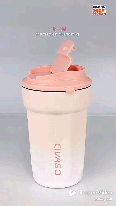 civago mug tumbler praktis | Shopee Video Indonesia