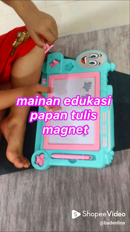 Mainan Magic Board Papan Tulis Magnet | Shopee Video Indonesia