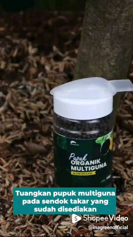 pupuk organik multiguna, untuk tanaman buah | Shopee Video Indonesia